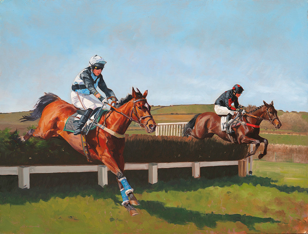 All to Play for at the Last, Original Oil – Lisa Miller Fine Art