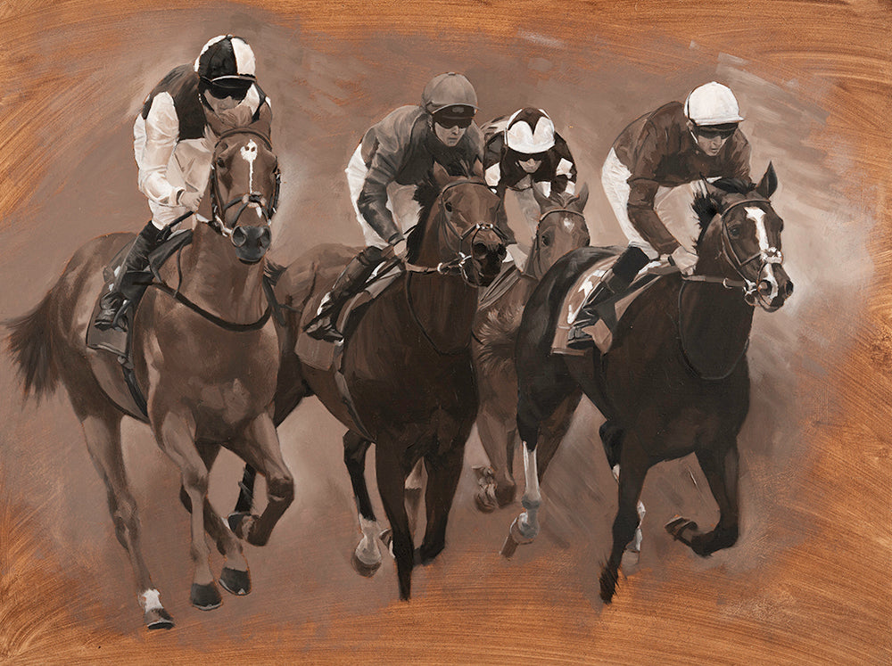 Over the Line, Original Oil – Lisa Miller Fine Art